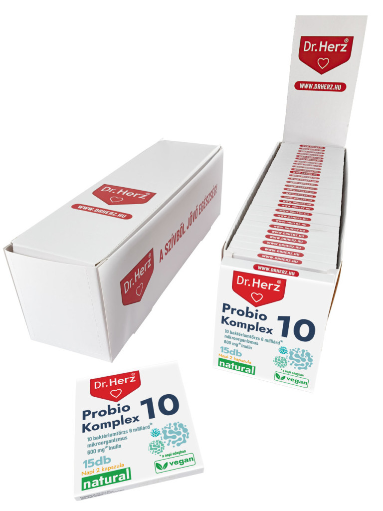 Dr. Herz PROBIO 10 Komplex kapszula 15db - Sanct Bernhard te